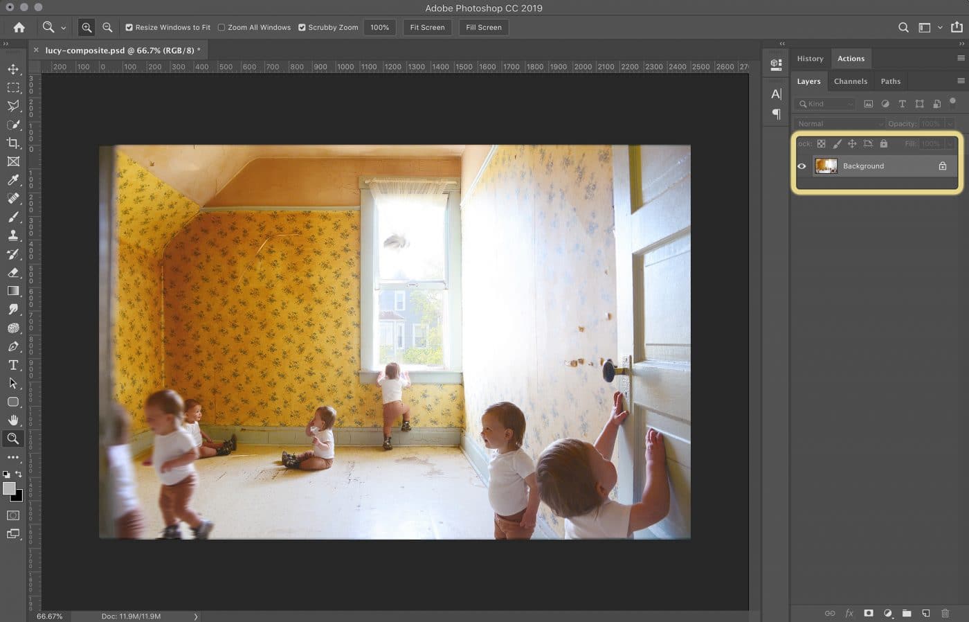 How To Create a Composite Photo by Stitching Multiple Images Together ...