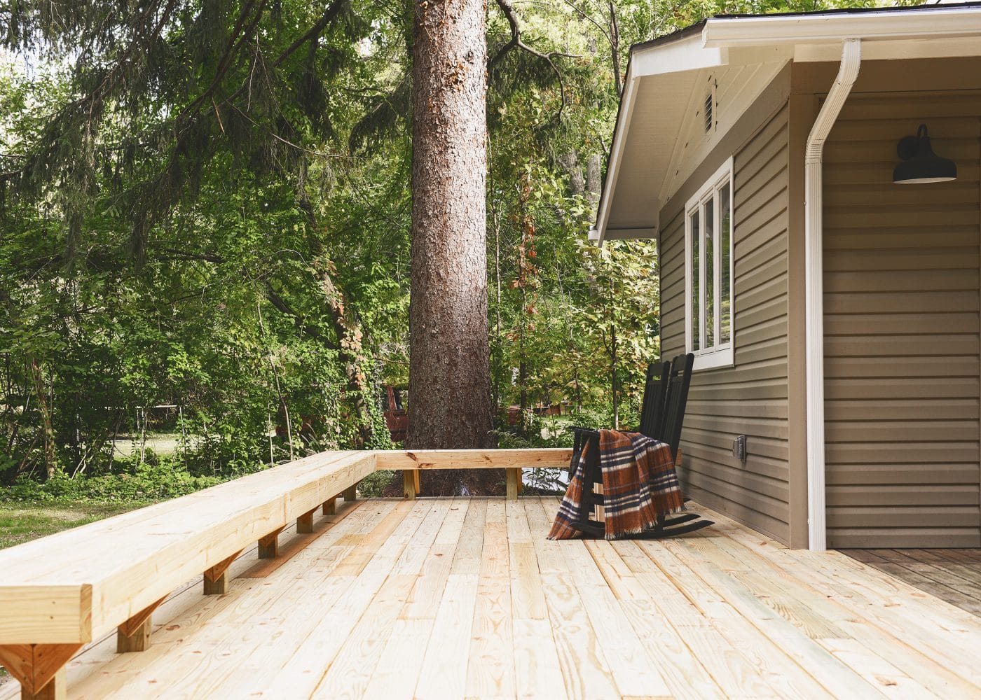 Our Tree House Exterior Reveal! - Yellow Brick Home