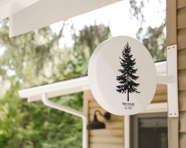 Our Tree House Exterior Reveal! - Yellow Brick Home