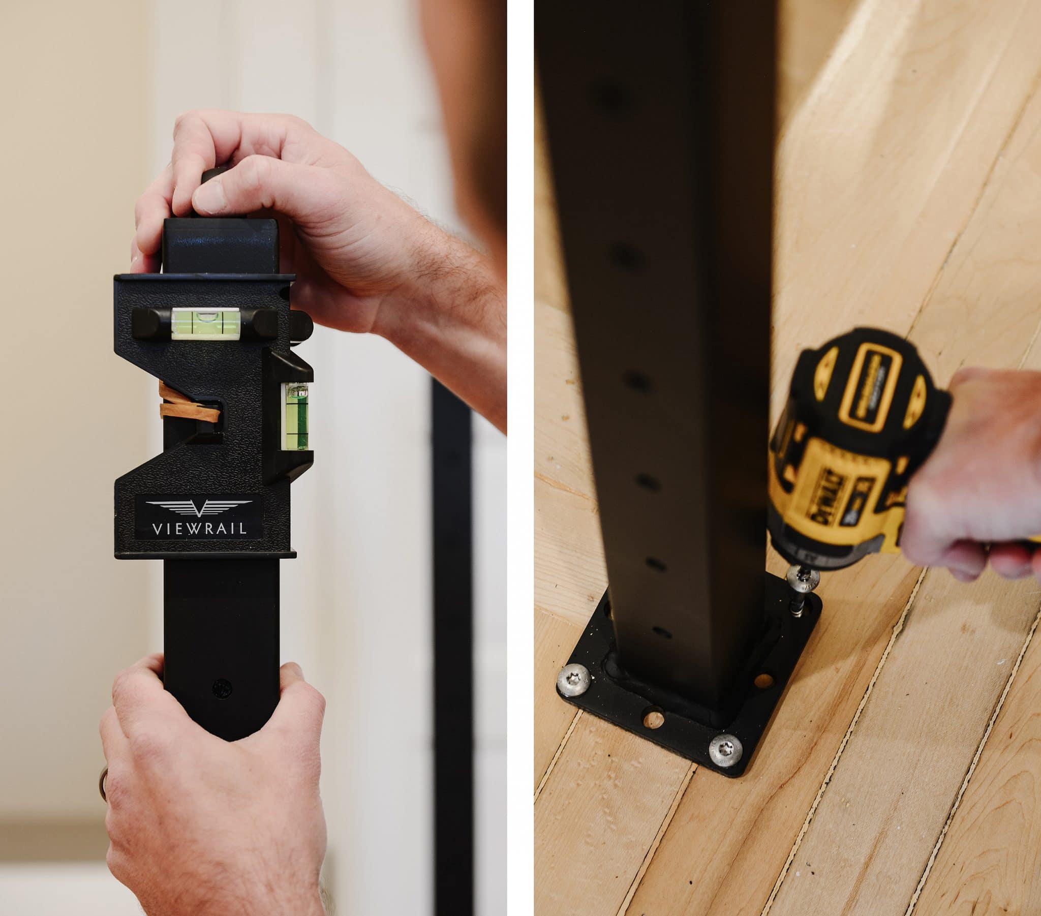 Completing the Unit 1 Kitchen With a Modern DIY Railing Kit - Yellow ...