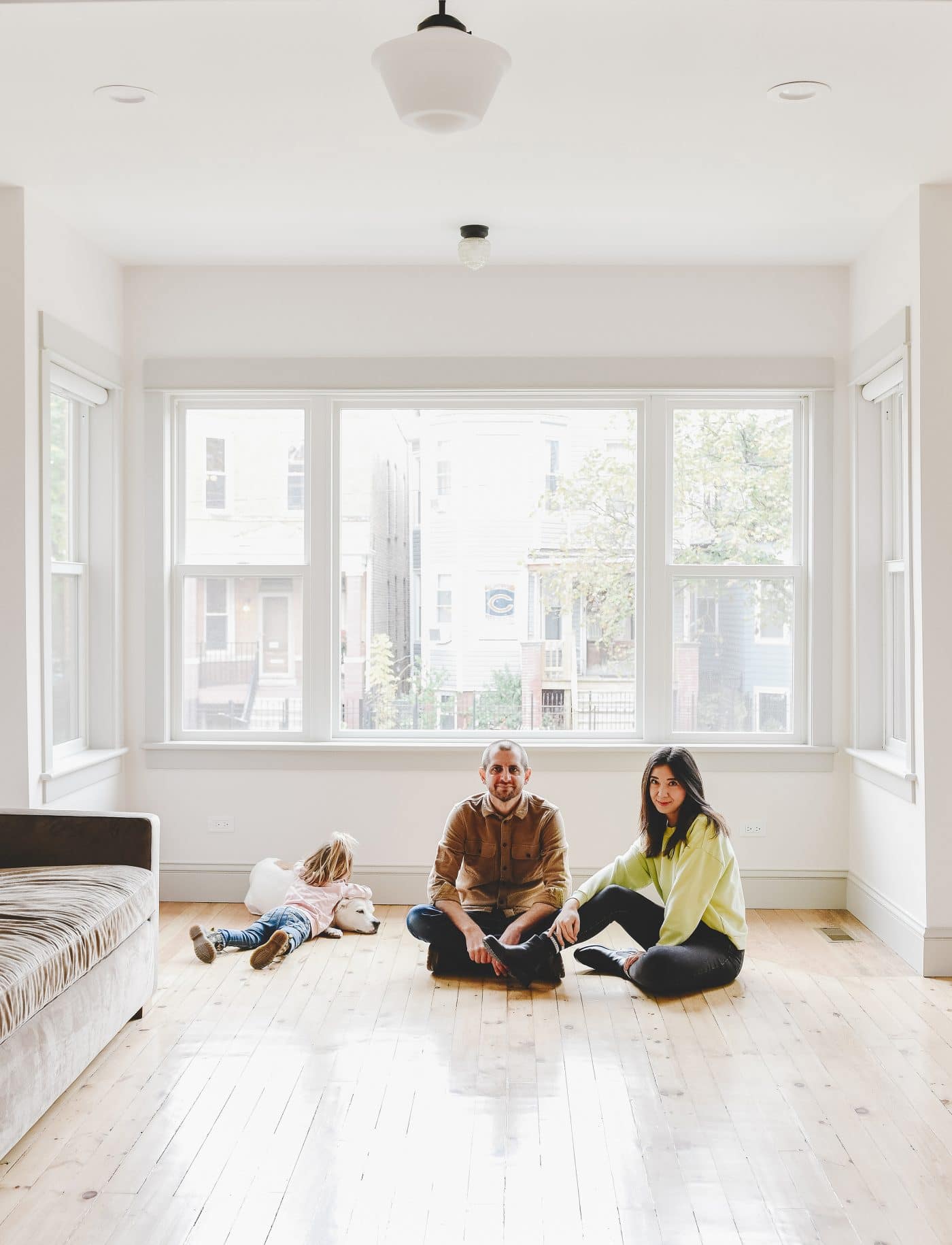 All the Lighting In the Two Flat! - Yellow Brick Home