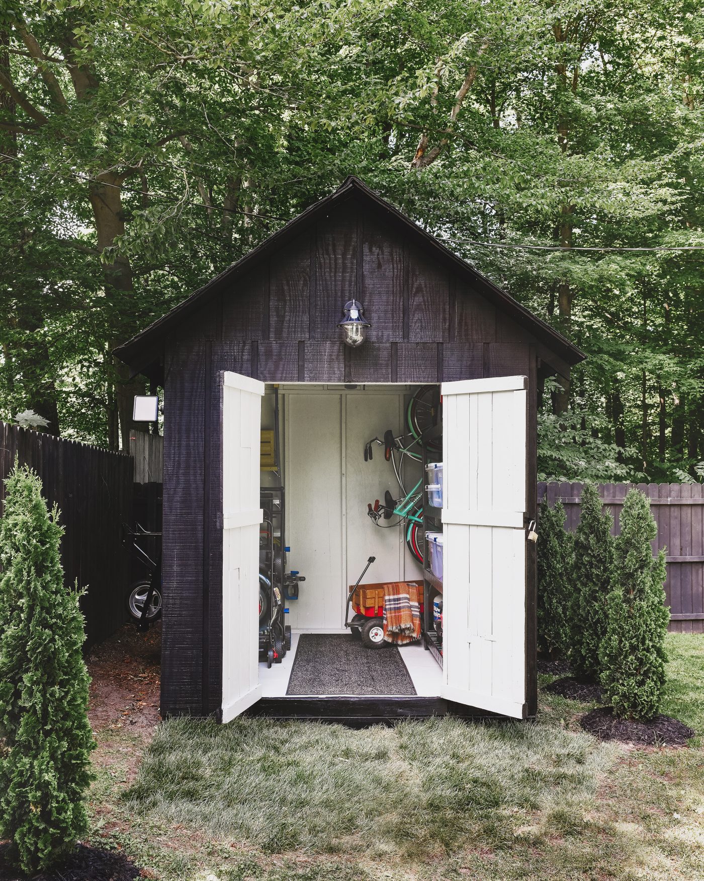 Our Budget Shed Makeover Reveal! - Yellow Brick Home