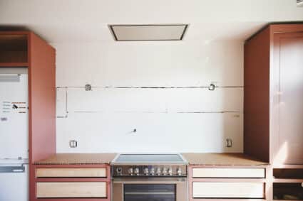 How We Installed a Floating Quartz Shelf - Yellow Brick Home