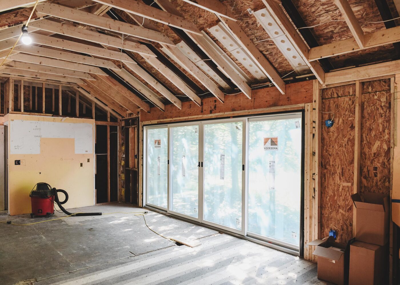 All About the 14' Wide Sliding Door at the Red House - Yellow Brick Home