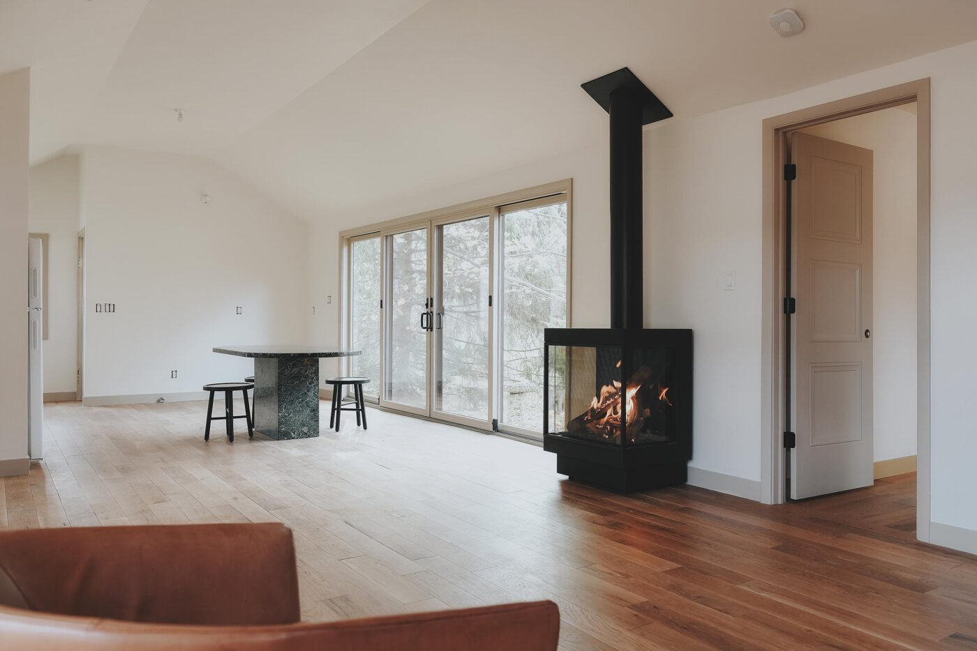 The Red House House Gets a Fireplace! - Yellow Brick Home