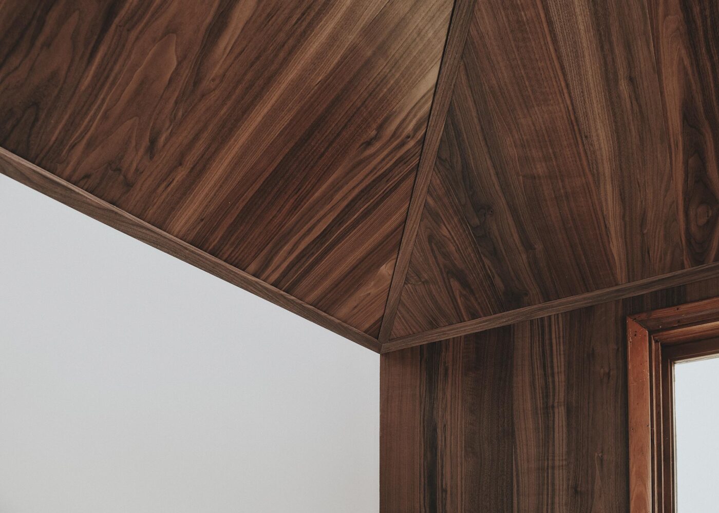 Walnut Paneled Ceiling Reveal! - Yellow Brick Home
