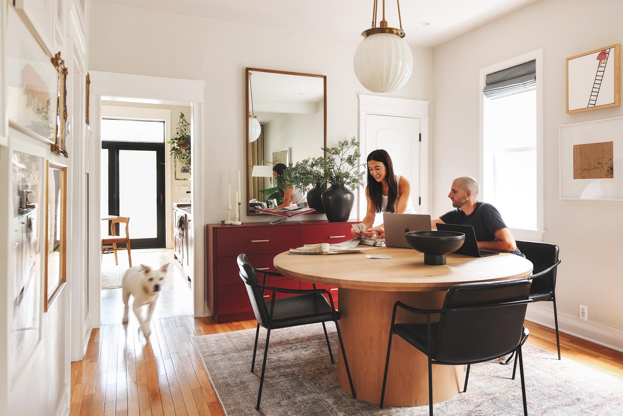 Get the Look: Home Office (aka the Dining Room) - Yellow Brick Home