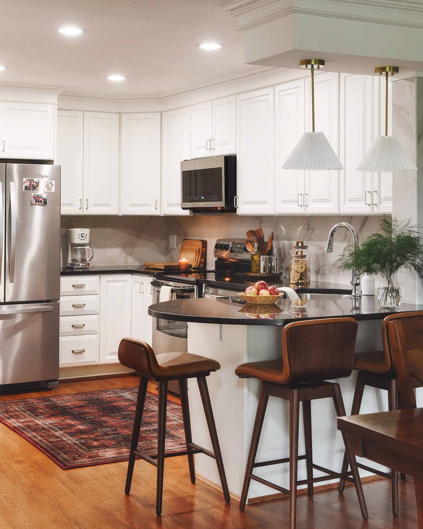 A Kitchen Transformation Using Large Format Tile - Yellow Brick Home