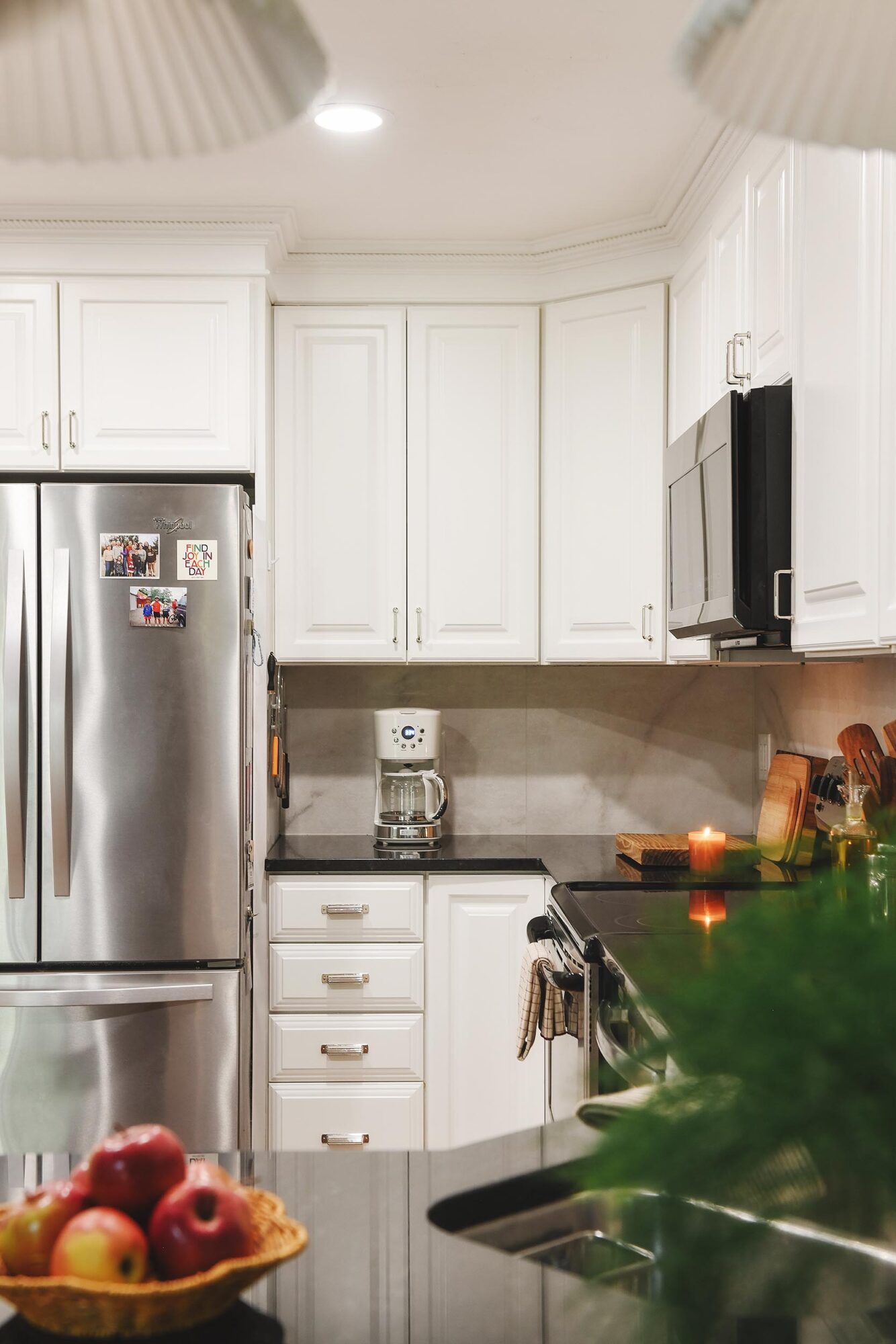 A Kitchen Transformation Using Large Format Tile - Yellow Brick Home